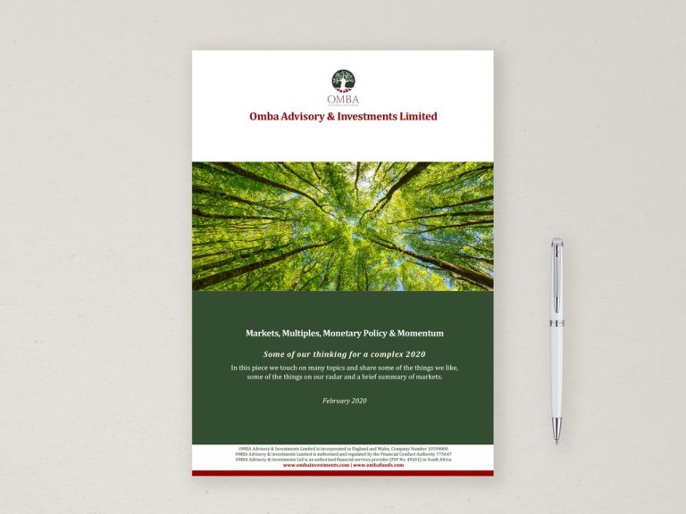 OMBA 2020 Outlook - Omba Advisory & Investments
